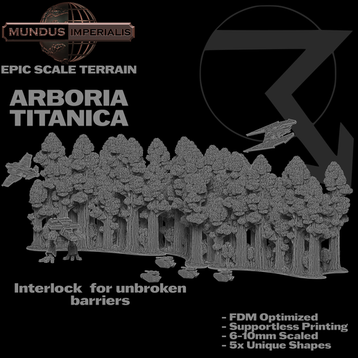 🎲 Arboria Titanica, the Forest of Giant Trees (Epic scale terrain)・ 3D ...