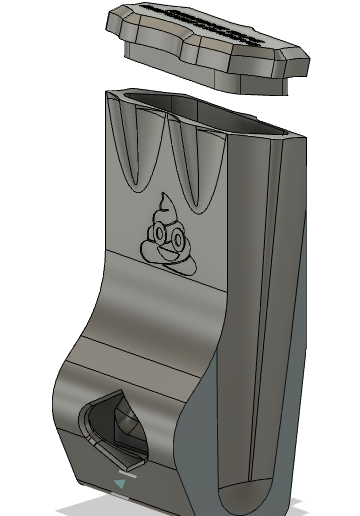 🐕 Puppy Poop Bag Dispenser - Easy Print・ 3D File for ・Cults