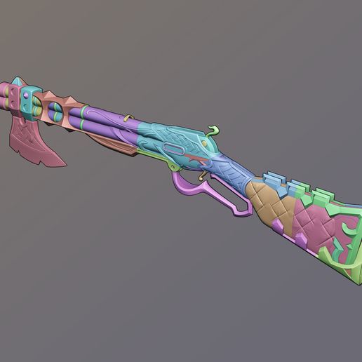 STL file Little Red Ashe Rifle Overwatch cosplay [3d print files] 🔫 ・3D ...