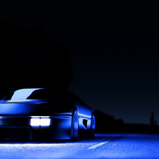 🎬 DODGE M4S TURBO INTERCEPTOR from THE WRAITH / PHANTOM・ STL File for ...