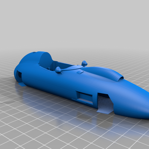 1958 Ferrari 246 F1 (Pinewood Derby Car Shell) - Cults3D 3D Model | 3Drop