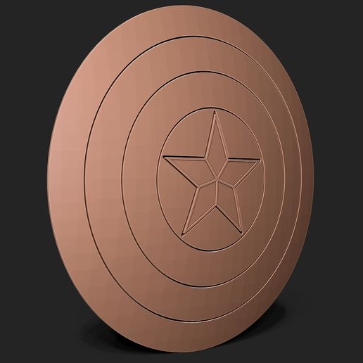 🛡️ The captain America Shield・Free STL File for ・Cults