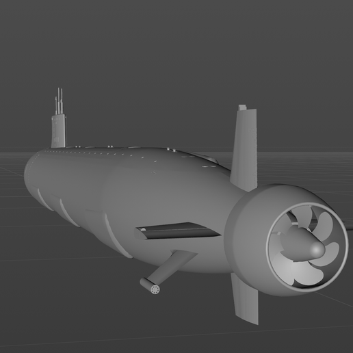 🚢 USS SSN-775 "Texas" submarine 3D model material・ OBJ File for 3D ...