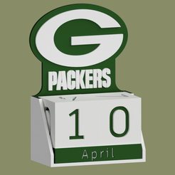 NFL FOOTBALL TEAMS DESKTOP CALENDAR・5 3D Models & STL Files to Download ...