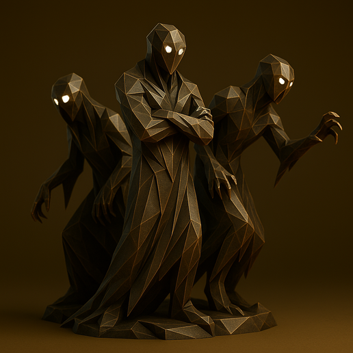🎨 CF Shadow People・Free STL File for 3D printing・Cults