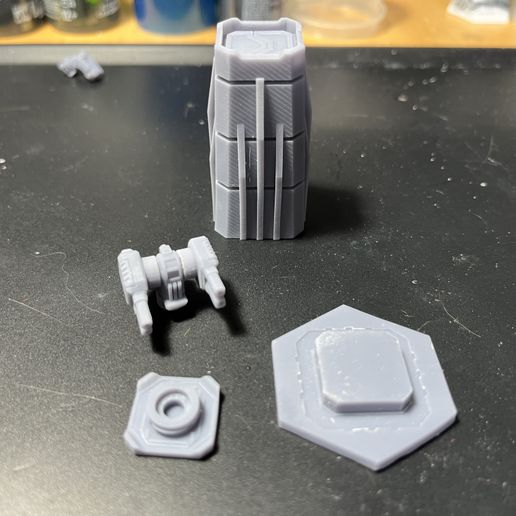 🎲 Battletech - Fitted Turret Insert - Magnetized Hextech Modular Tower ...