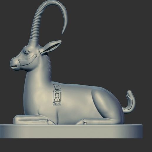 Fichier 3D Egyptian Pharaoh alabaster unguent jar ibex 3D Pintable ...