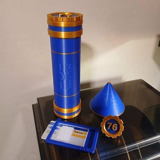 🎓 Fallout 76 VTU Graduation Kit・ 3D File for 3D printing・Cults