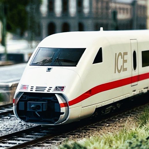 🧊 Reproduction of the Scharfenberg coupling for ICE 2 (BR 402) in H0・ STL File for 3D printing・Cults