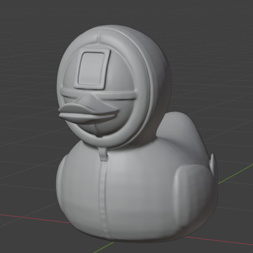 🦑 squid game rubber duck・ STL File for 3D printing・Cults