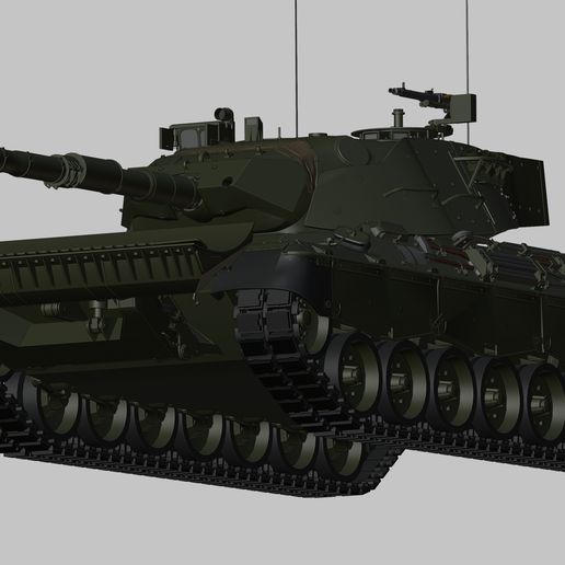 🪖 Leopard1A5・ STL File for 3D printing・Cults