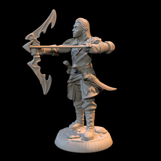 🧝 Elf・ OBJ File for 3D printing・Cults