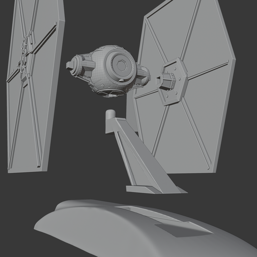 👔 STARWARS | Classic TIE fighter 3D Model・Free 3D File for 3D printing・Cults