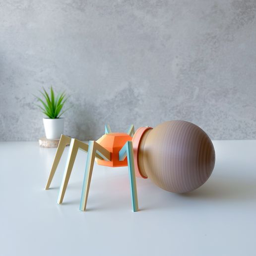 🕷️ Spider Lamp STL | Creepy-Cool Light Fixture for Bambu Lab LED Kit ...