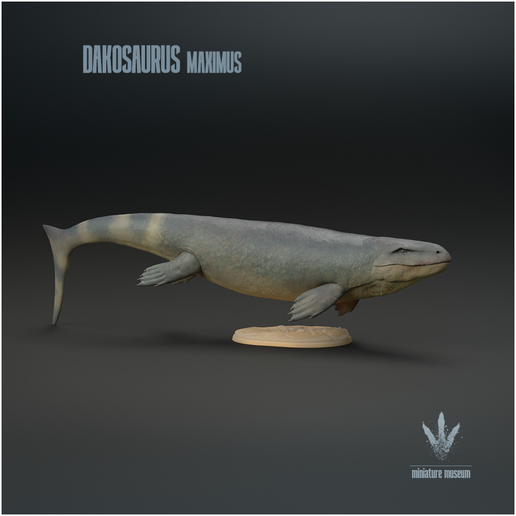🦎 Dakosaurus maximus : The Biter Lizard・ 3D File for 3D printing・Cults
