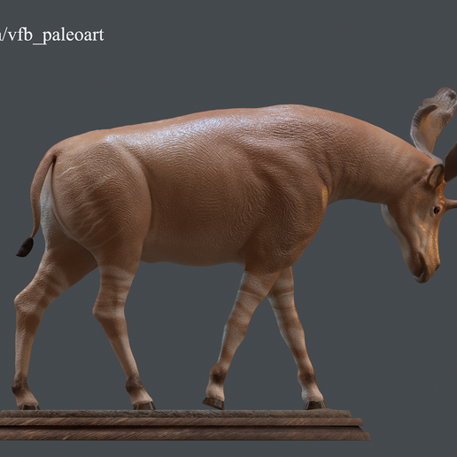 🐉 Sivatherium giganteum - Statue for 3D printing・ 3D File for ・Cults
