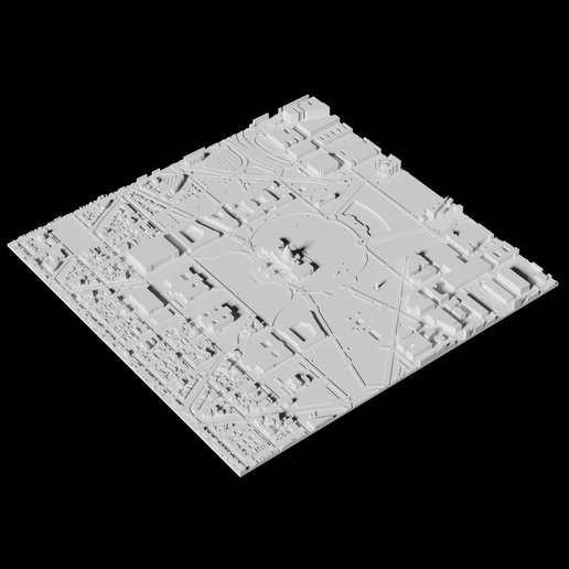 🏙️ Washington DC City 3D Print File | STL file for 3D printing | 3D Map ...