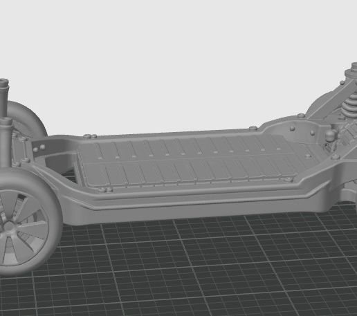 ⚡ Electric Vehicle Chassis – High Detail Engineering Model | 3D ...
