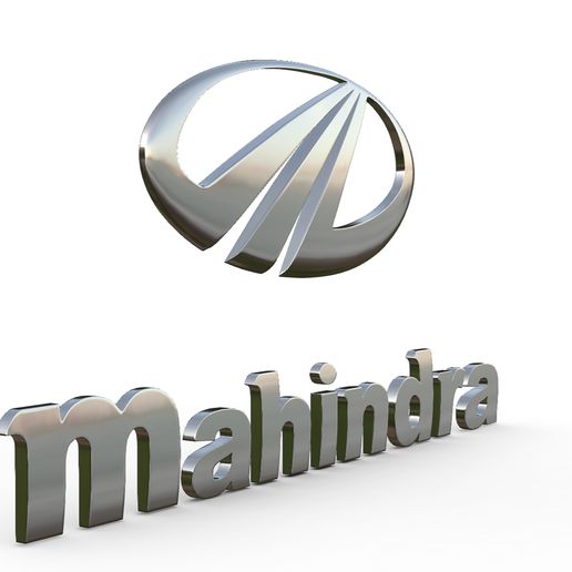 🚗 mahindra logo・ STL File for ・Cults