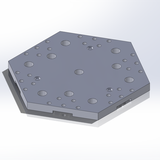 🤖 Action Base 5 base plate・ STL File for 3D printing・Cults