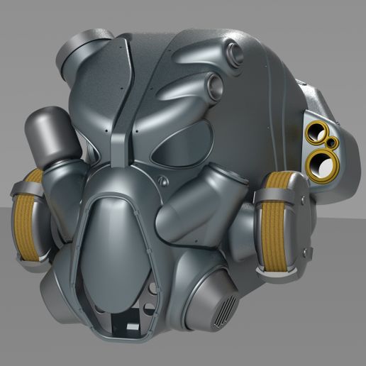 🪖 Fallout 4 inspired X-01 Power Armour Helmet・ 3D File for 3D printing ...