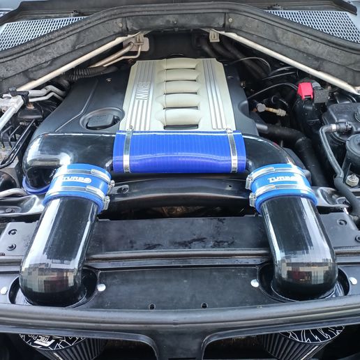 🛞 BMW X5 E70 M57 3.0d Intake Air Tuning Stage2 Stage3・ OBJ File for 3D ...