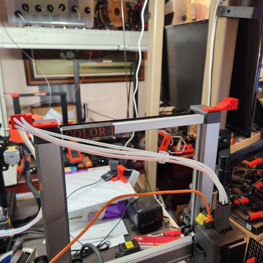 🔝 Anycubic Kobra 3 Combo PTFE tube relocator・Free STL File for 3D ...