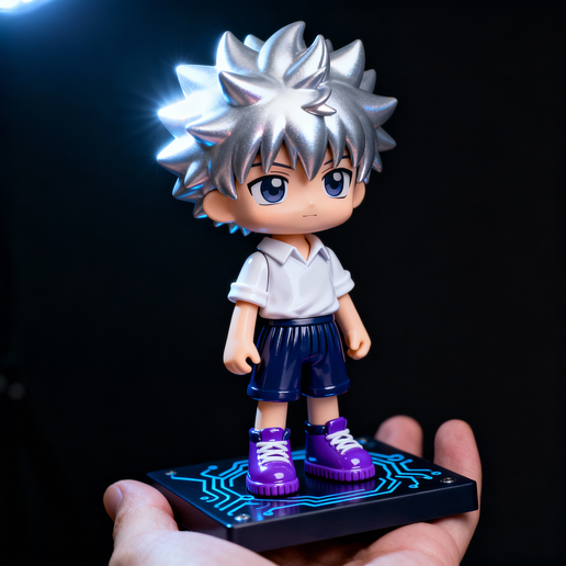 🏹 Killua Zoldyck Chibi 3D Print STL | Hunter x Hunter Figurine・ 3D File ...