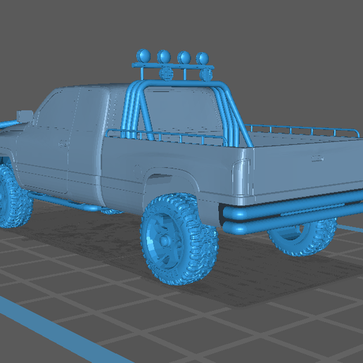 🐏 2 Fast 2 Furious "Scramble" Dodge Ram 1500 Off Road Kit bumper Quad ...