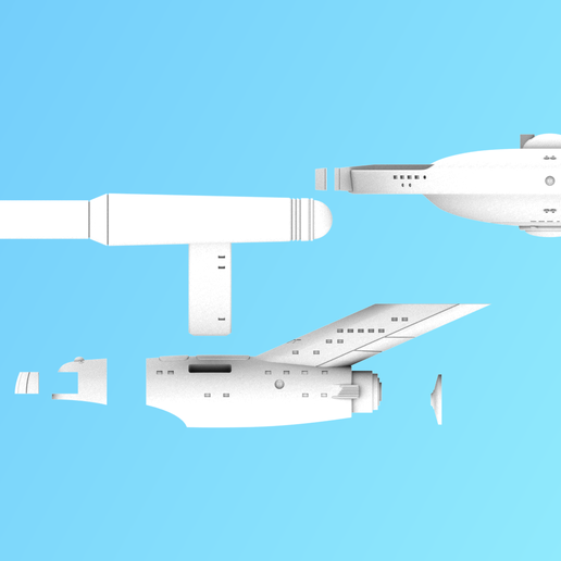 🖖 Valley Forge Class from Starfleet Museum・ 3D File for 3D printing・Cults