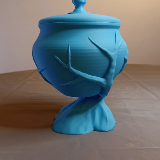 💐 Flower pot or bowl with a lid・Free STL File for 3D printing・Cults