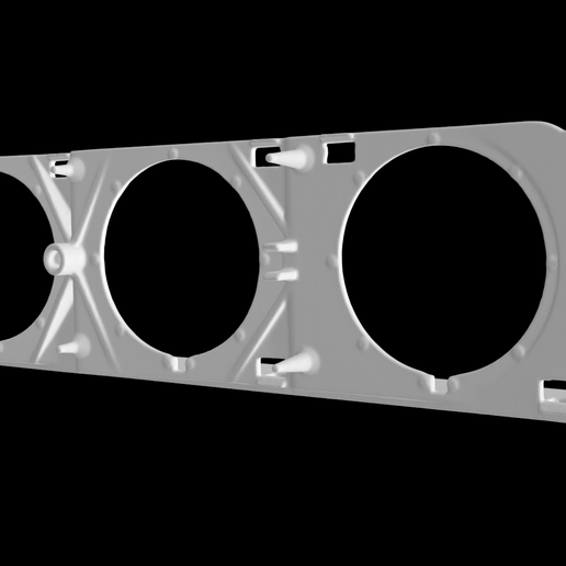 STL file Volvo 240 accessory Dash gauge pod 💨 ・3D printing template to ...