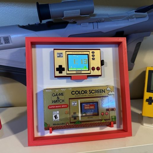⌚ Game & Watch Powered Display Frame (Tabletop)・Free 3D File for ・Cults