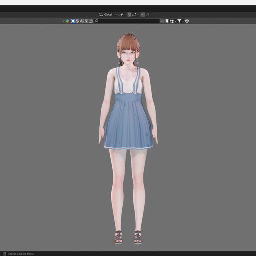 3D file Casual Clothing 0014 - UE5 - Unity - Blender - Animated ...