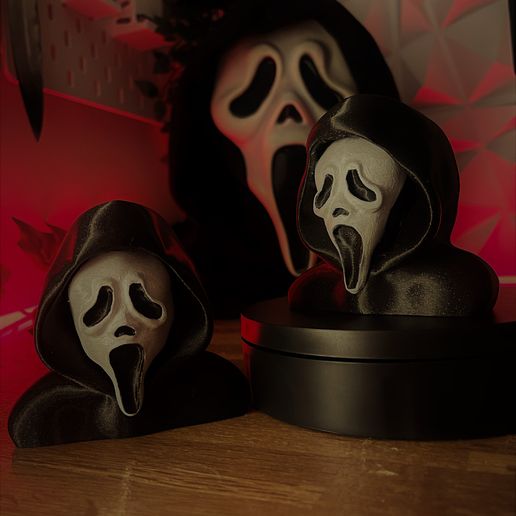 👤 scream bust・ STL File for ・Cults