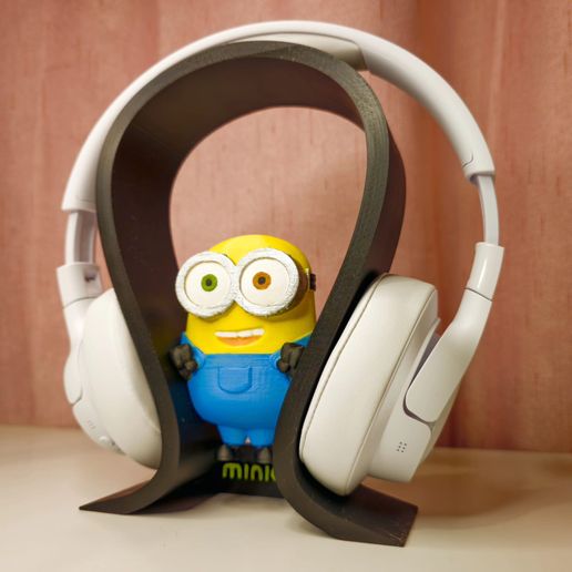 🎧 Minions Bob Headphone Stand・ STL File for 3D printing・Cults