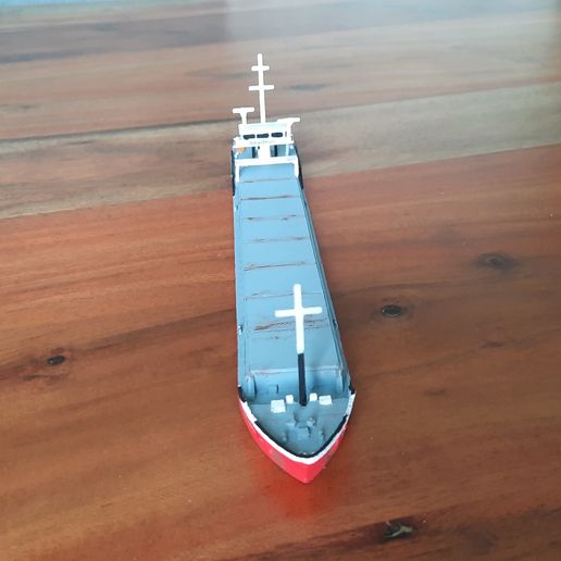 🚢 1/400 Coastal Cargo Ship Waterline Model - 3d model for printing・ STL ...