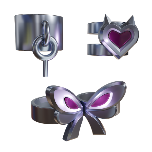 3D file VALORANT CLOVE COSPLAY - RINGS 🎭 ・3D printer model to download ...
