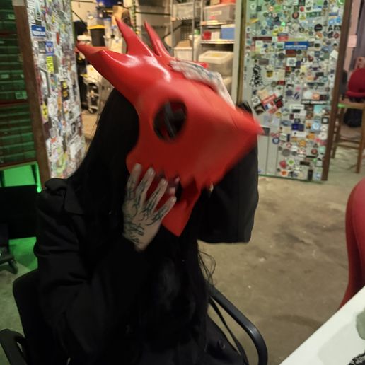 🪚 Power Demon Form Cosplay Mask - Chainsaw Man・3D Print with the Prusa ...
