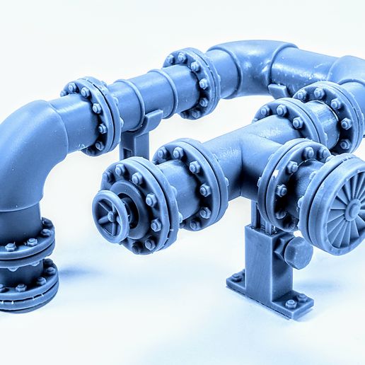 ⛽ Modular Fuel Pipeline・ 3D File for 3D printing・Cults
