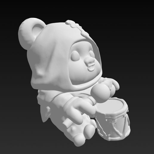🎨 Ewok Kneesaa Chibi Version-01 - Fan Art・ STL File for 3D printing・Cults