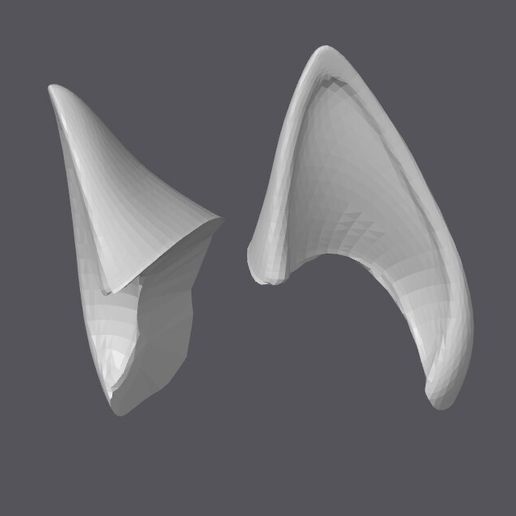 🎨 Canid ears・ STL File for 3D printing・Cults