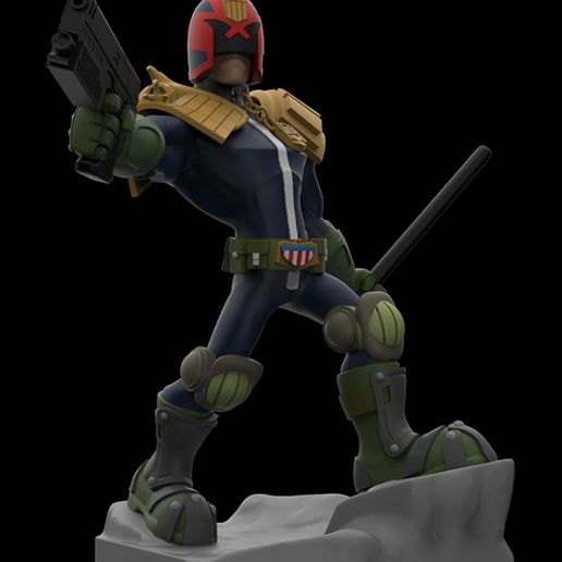 🧑‍⚖️ Judge Dredd・ STL File for ・Cults