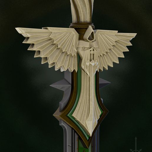 🗡️ Angels of Death power blade, SM2 sword・ 3D File for 3D printing・Cults