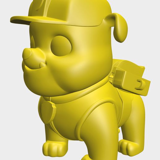 🐾 Paw Patrol Rubble・ STL File for 3D printing・Cults
