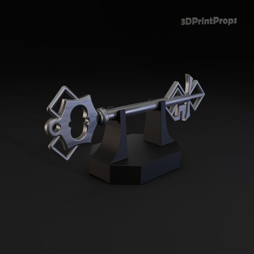 👴 Old Key from Expedition 33 with stand・ STL File for 3D printing・Cults