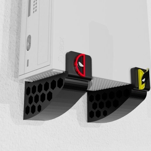 🎮 Wall Mount for Xbox One Series S - Deadpool & Wolverine Edition・ 3D ...