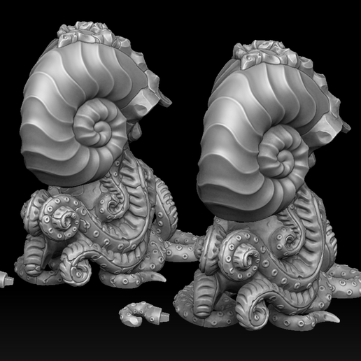 👹 Ancient cthulhu creature statue・ STL File for 3D printing・Cults
