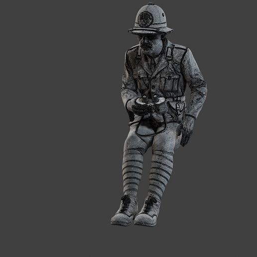 🤌 Italian officer Sit ww2 IT1・ 3D File for ・Cults