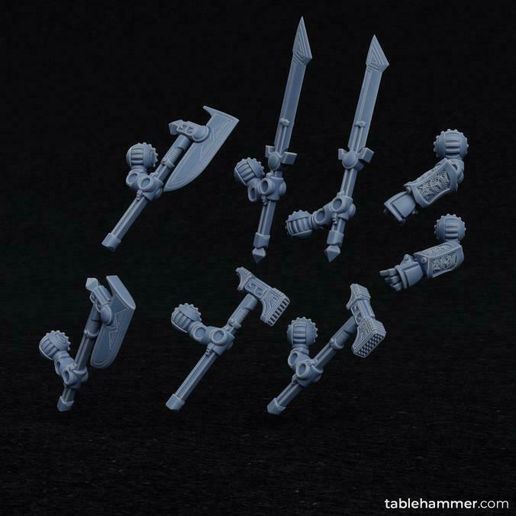 🛰 Clockwork Ancient - Space Dwarf golem mech・ 3D File for ・Cults